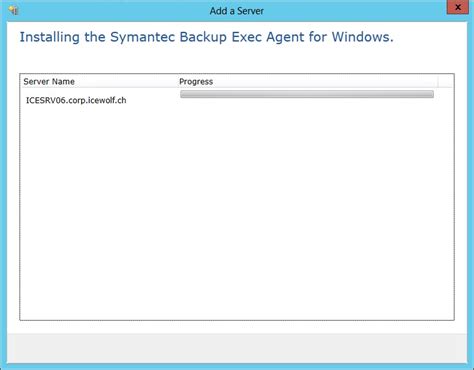Symantec Backup Exec 2012 Install Remote Agents Icewolf Blog