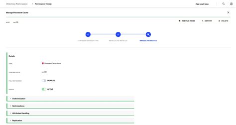 Persistent Cache Radiant Logic Documentation