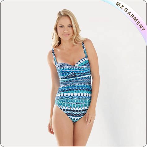 Adult Twist One Piece Bathing Costume Ash Grey Topper