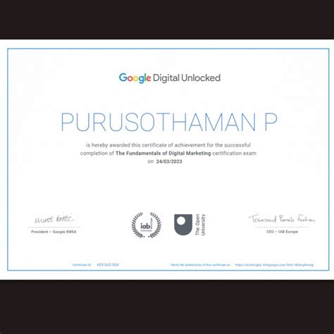 Sp Purusothaman On Linkedin The Fundamentals Of Digital Marketing