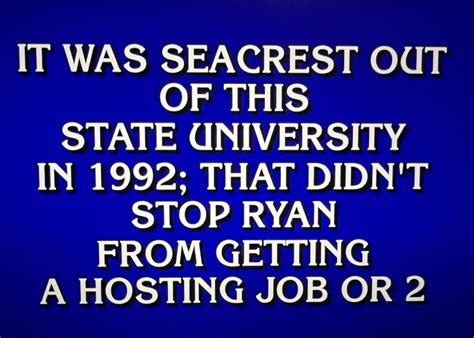 ‘jeopardy Fans Blast Show Over ‘absurd Ryan Seacrest Question