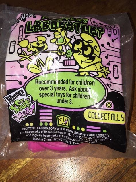 Vintage Cartoon Network Dexters Laboratory Wendys Toy 1997 Cn