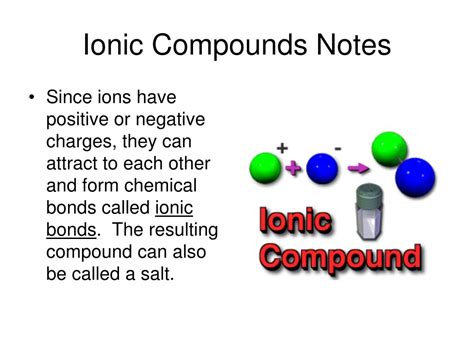 PPT Ionic Compounds Notes PowerPoint Presentation Free Download ID 4349211