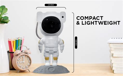 Urban™ Space Odyssey Astronaut Galaxy Light Projector For Mesmerizing Starry Nights Urban Gadget