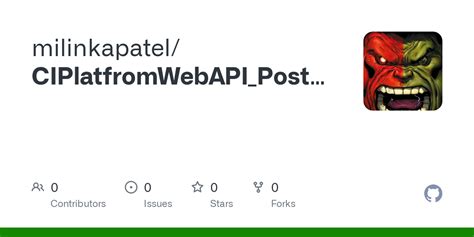 GitHub Milinkapatel CIPlatfromWebAPI PostgreSQL