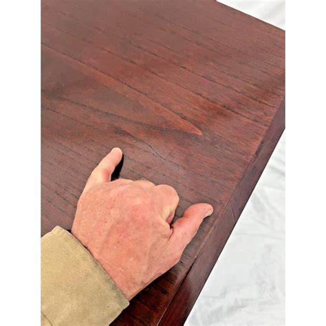 1980s Japanese Tansu Style Chest Cabinet Five Pass Through Drawers