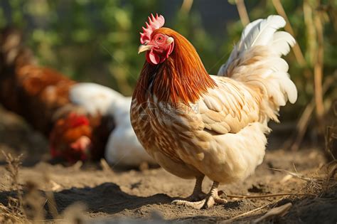 散养的鸡高清图片下载 正版图片600671379 摄图网