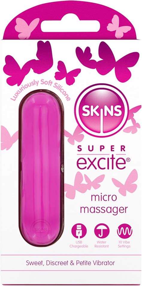 Skins Silicone Rechargeable Bullet Vibrator Rechargeable Mini
