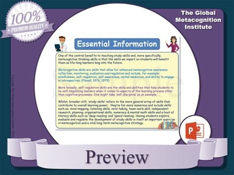 Teacher Training And Cpd Metacognition And Self Regulated Learning Teaching Resources