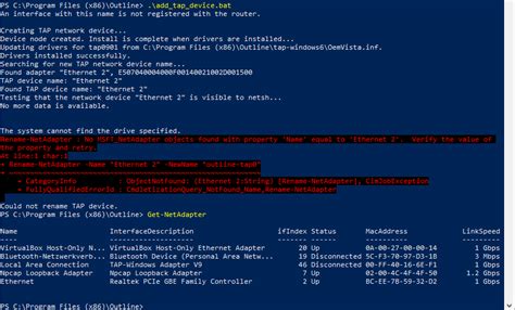Installation Error Windows TAP Device Failed To Install With Error Code Issue
