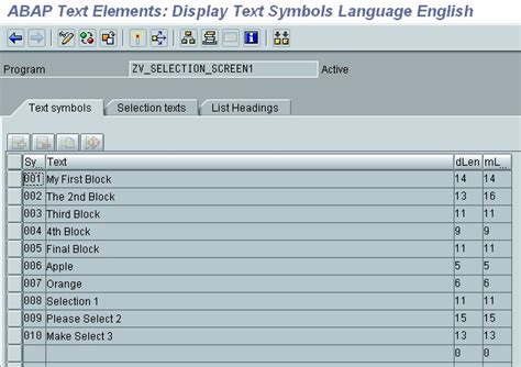 Abap Learnings Vadivelkrishuv Program Selection Screen Design