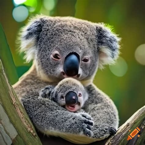 Koalas Sleeping Together