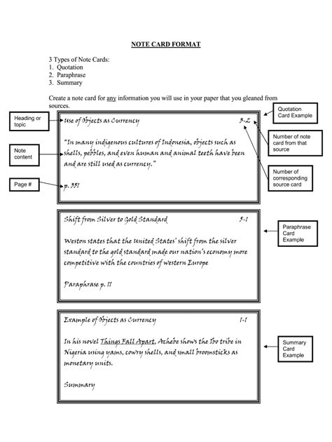 Example Note Cards For A Research Paper Fill Out And Sign Online Dochub