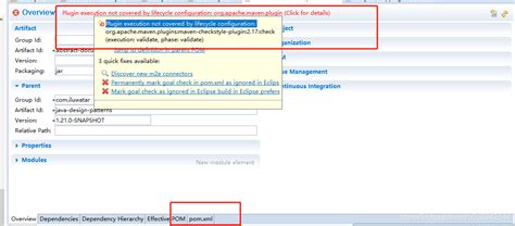 解决plugin Execution Not Covered By Lifecycle Configuration Orgapache