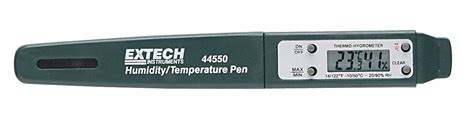 EXTECH Temperature Humidity Meter Onboard Without Data Logging To Humidity Max Of