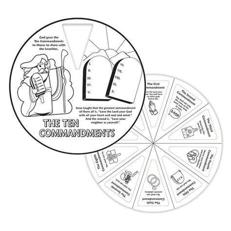 Ten Commandments Activity Printables Printable And Enjoyable