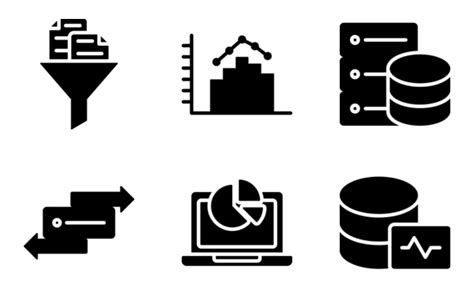 Data Analytics Icon Pack Black Fill 50 Svg Icons Data Analytics Icon Pack Black Fill 50 Svg Icons