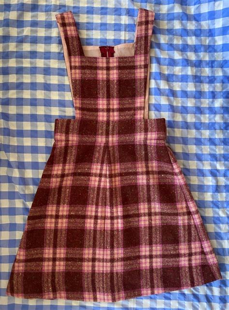 Tartan Plaid Mini Dress Gem