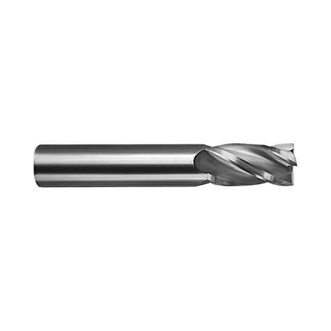 3 16 Dia 4 Flute 5 8 Loc 0 010 Corner Radius Uncoated Carbide End