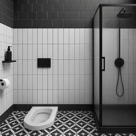 10 Model Kamar Mandi Kloset Jongkok Dengan Sekat Shower Efisien Ruang