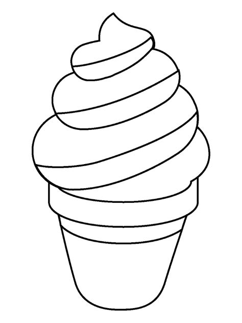 Emoji De Sorvete Macio Desenhos Para Colorir Para Imprimir Grátis
