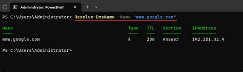 Resolve Dnsname Powershell Dns Lookup Virtualization Howto