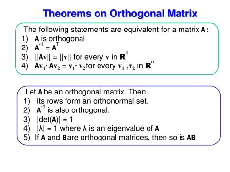 PPT Orthogonality PowerPoint Presentation Free Download ID
