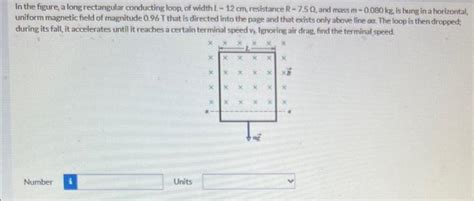 Solved In The Figure A Long Rectangular Conducting Loop Of Chegg