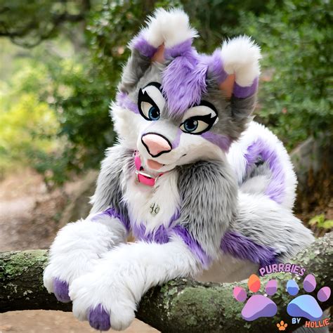 Purple Fox Fursuit Full Body Fursuit Cosplay Unique T For Etsy Uk