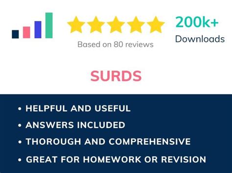Surds Teaching Resources