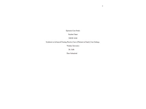 Prac 6568 Week 3 Assignment 1 Developing A Focused Soap Note Course