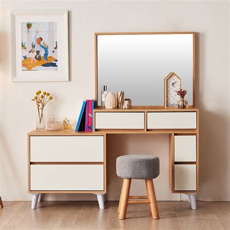 리뷰 동서가구 착불 위너 제이 확장형 화장대 거울세트 Df917169 홈 오피스 장식 화장대 집 인테리어