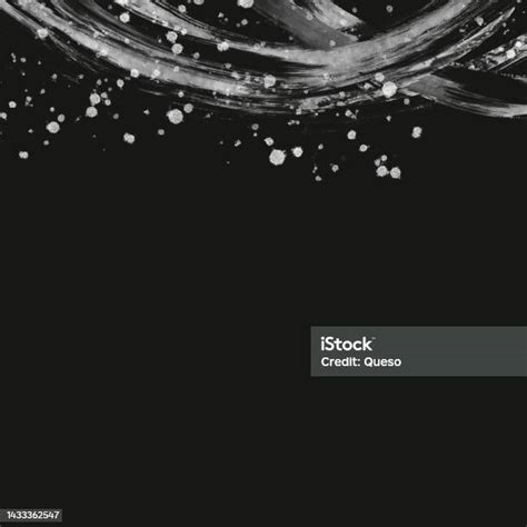 일본식 추상 사각형 어두운 배너는 은색 브러시 스트로크 곡선과 위에 튀어 있습니다 텍스트 공간이 있는 검은색 배경의 동양 스타일 템플릿 0명에 대한 스톡 벡터 아트 및 기타