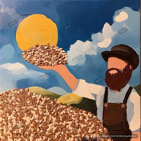 Ai创作图谷堆插画 核桃丰收插画 农民抱麦子插画 收割小麦插画 小麦包装插画 打谷插画 农民杂粮插画 打谷农民插画 农民打粮食插画 抱麦穗的农民秋收 卡通晒粮食 粮田插画 抱着麦子的农民 抱
