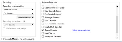 Queue Detector Module Settings