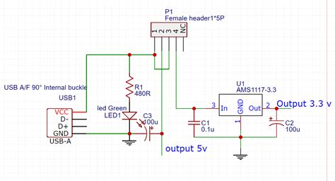 5v And 33v Regulator Circuit Correctness Check General Electronics