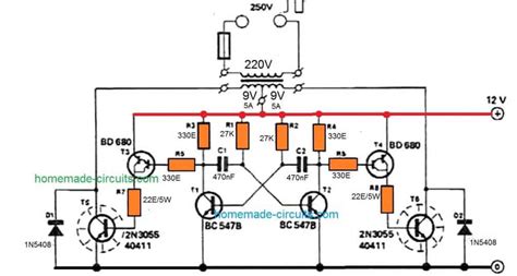 Simple Inverter Circuits You Can Build At Home Homemade Circuit