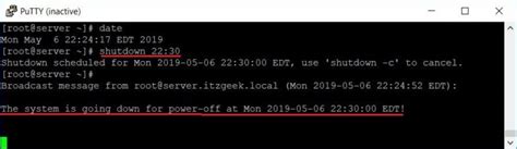 How To Use Linux Shutdown Poweroff And Reboot Command
