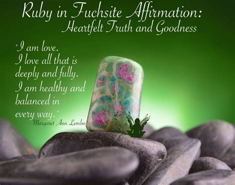 Ruby In Fuschite To Heal The Heart And Attract Romantic Love