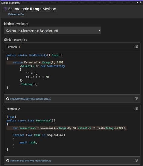Visual Studio Tip 3 Secret Code Samples DEV Community