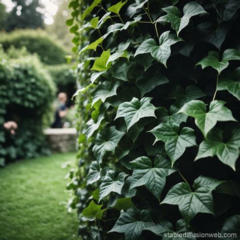 Secret Garden With Ivy And People Stable Diffusion Online