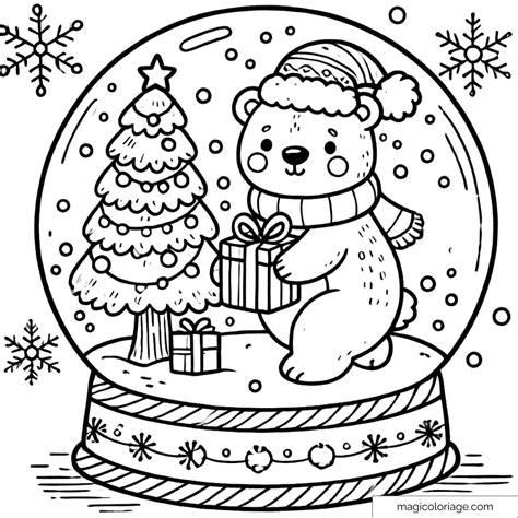 Coloriages De Noel Ours Polaire 🤶coloriage Noël Disney Tous Nos