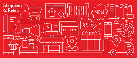 트렌디 한 선형 스타일의 벡터 쇼핑 및 소매 배너 디자인 웹 페이지 배너 프리젠 테이션라인 아트 스타일 추상 패턴 0명에 대한 스톡 벡터 아트 및 기타 이미지 Istock