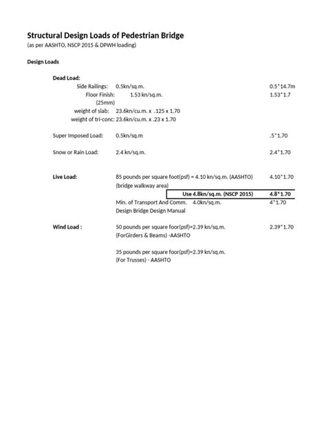 Structural Design Criteria Pdf Structural Load Transport Buildings And Structures