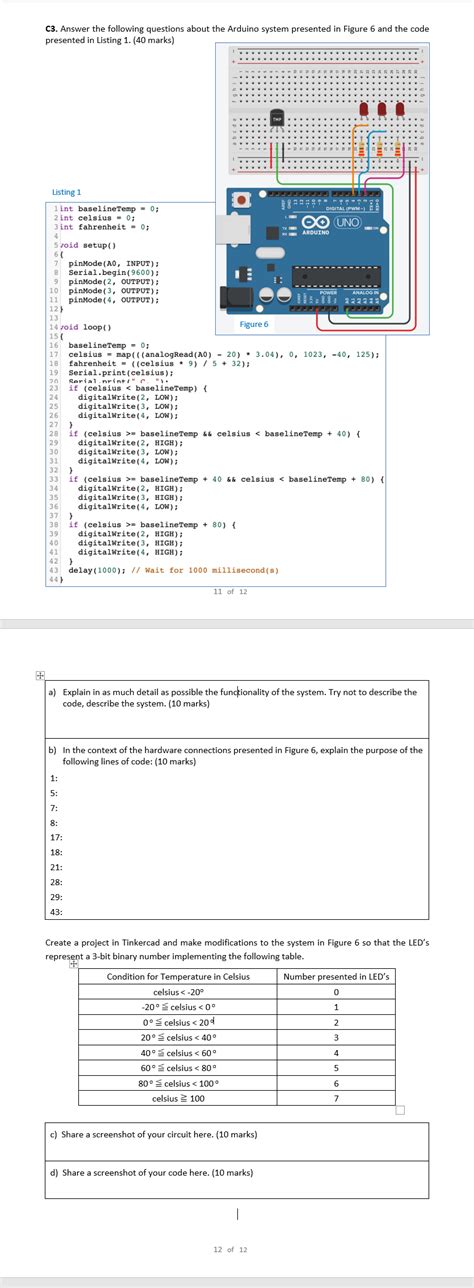Solved C3 Answer The Following Questions About The Arduino Chegg