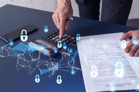 Premium Photo A Businessman Computing Probability Of Risks In Cyber