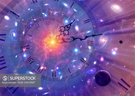 Time Dilation Conceptual Artwork Of Time Dilation In Einsteins