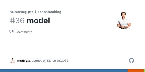 Model · Issue 36 · Helme Ecg Ptbxl Benchmarking · Github