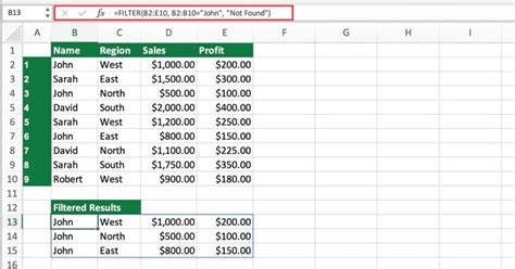 Excel Filter Function Sheet Leveller