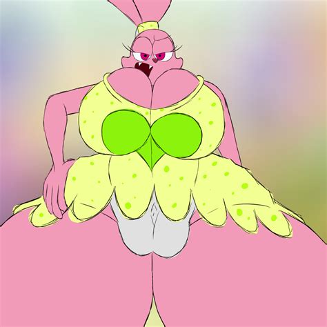 Rule 34 Big Breasts Big Pussy Bottom View Breasts Bunny Ears Bunny Girl Chowder Cleavage Dress